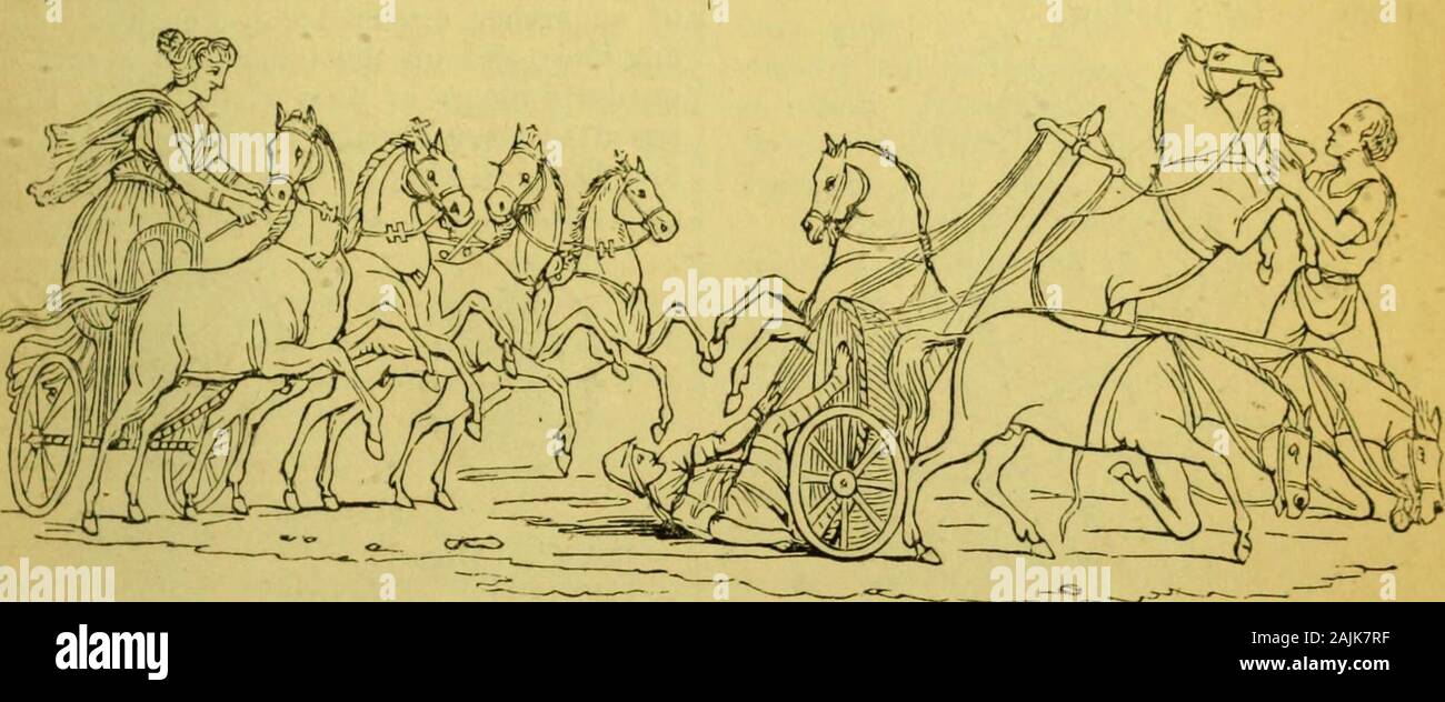 School dictionary of Greek and Roman antiquities . If a third horse ...