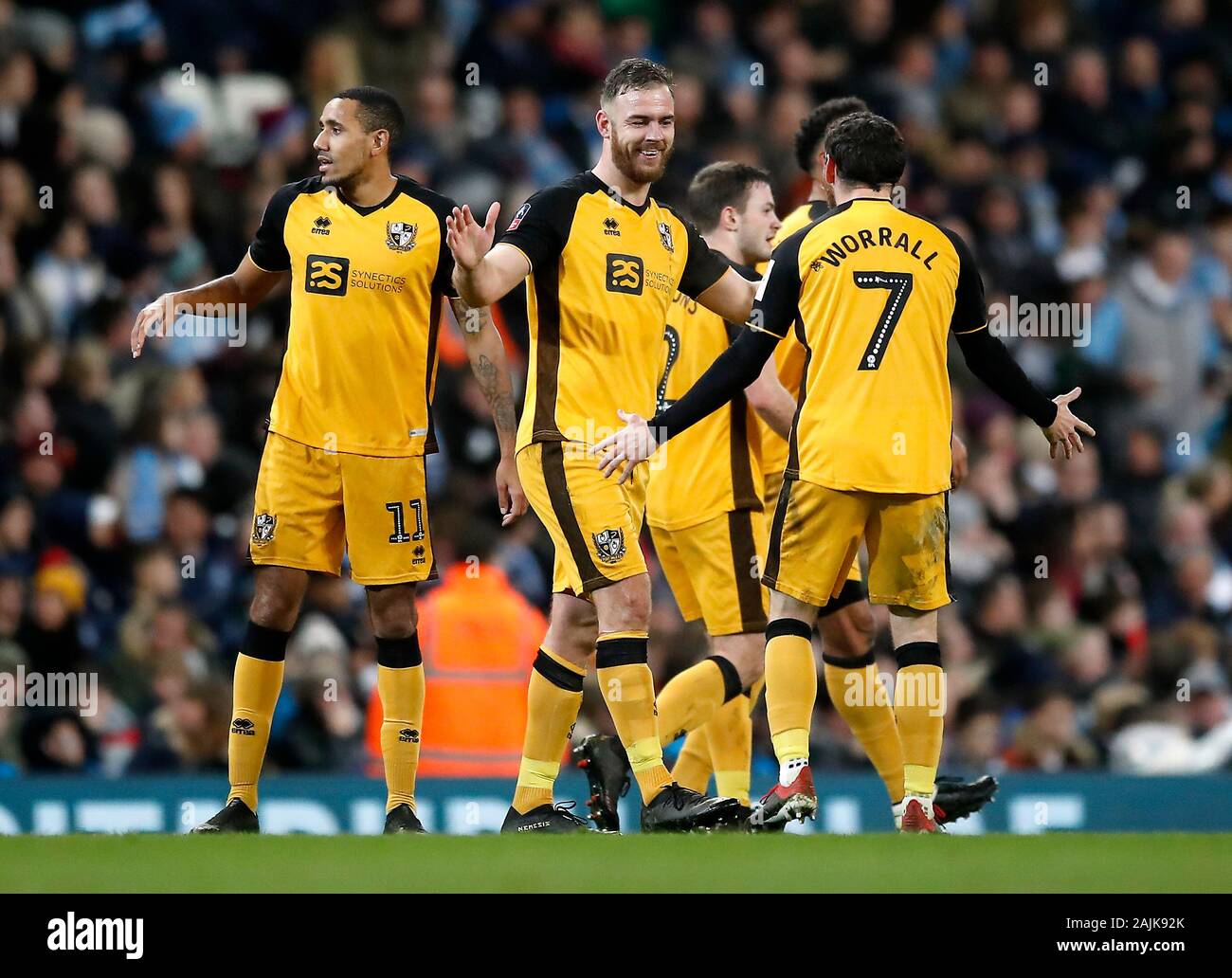 Port vales tom pope celebrates scoring hi-res stock photography and ...