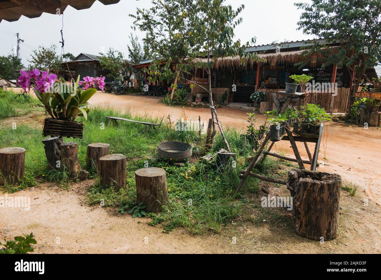 Tea shop small town hi-res stock photography and images - Alamy