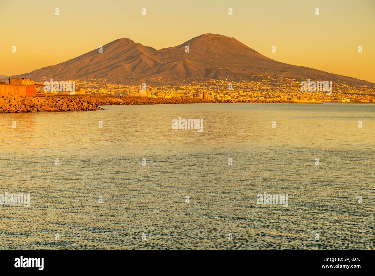 stunning view of the Gulf of Naples Stock Photo - Alamy