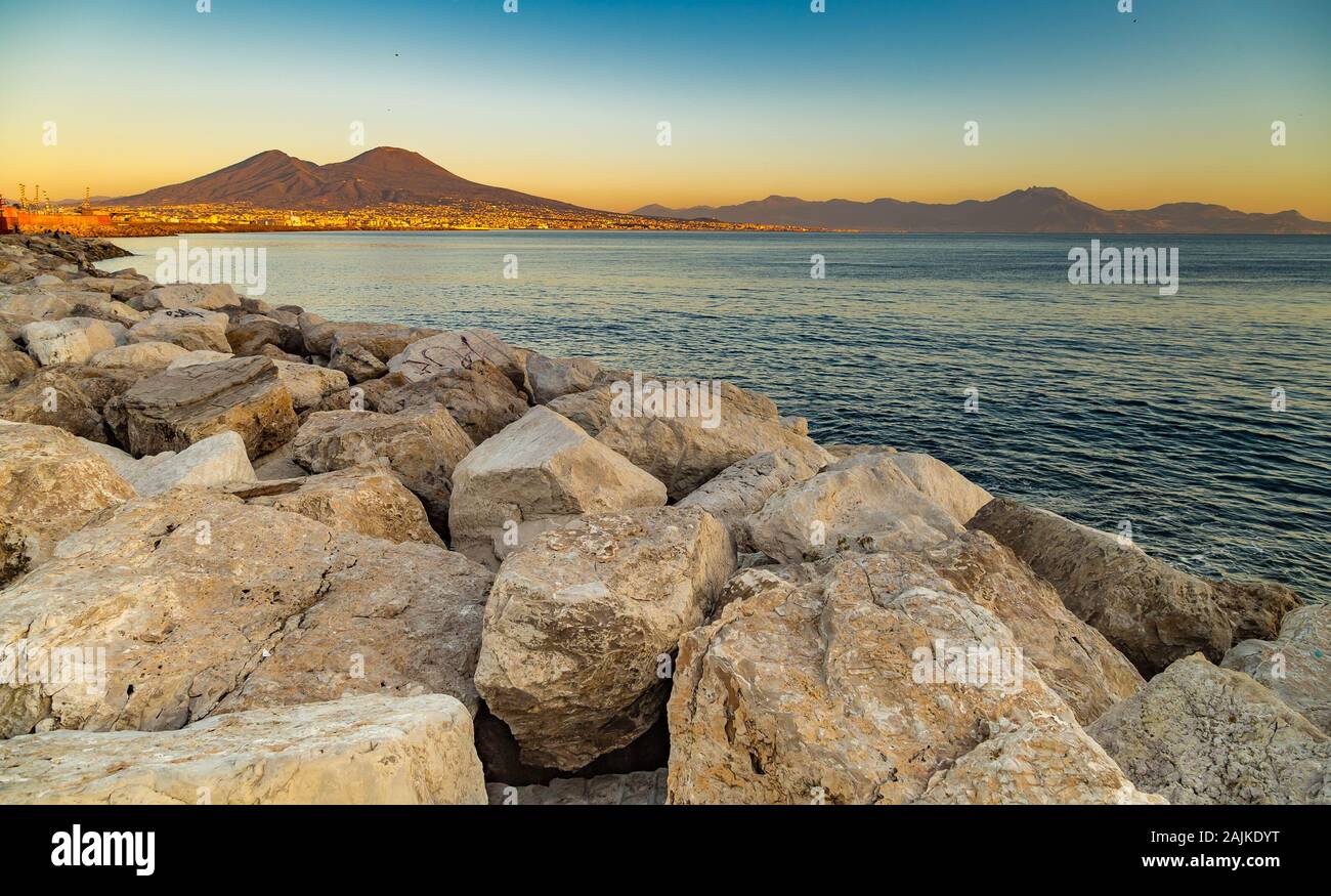stunning view of the Gulf of Naples Stock Photo - Alamy