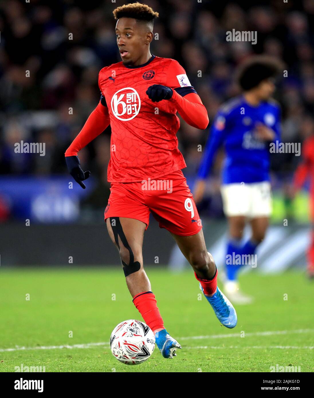 Wigan Athletic's Jamal Lowe in action during the FA Cup third round ...
