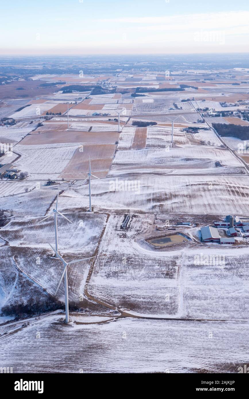 Aerial view of rural dane county hi-res stock photography and images ...
