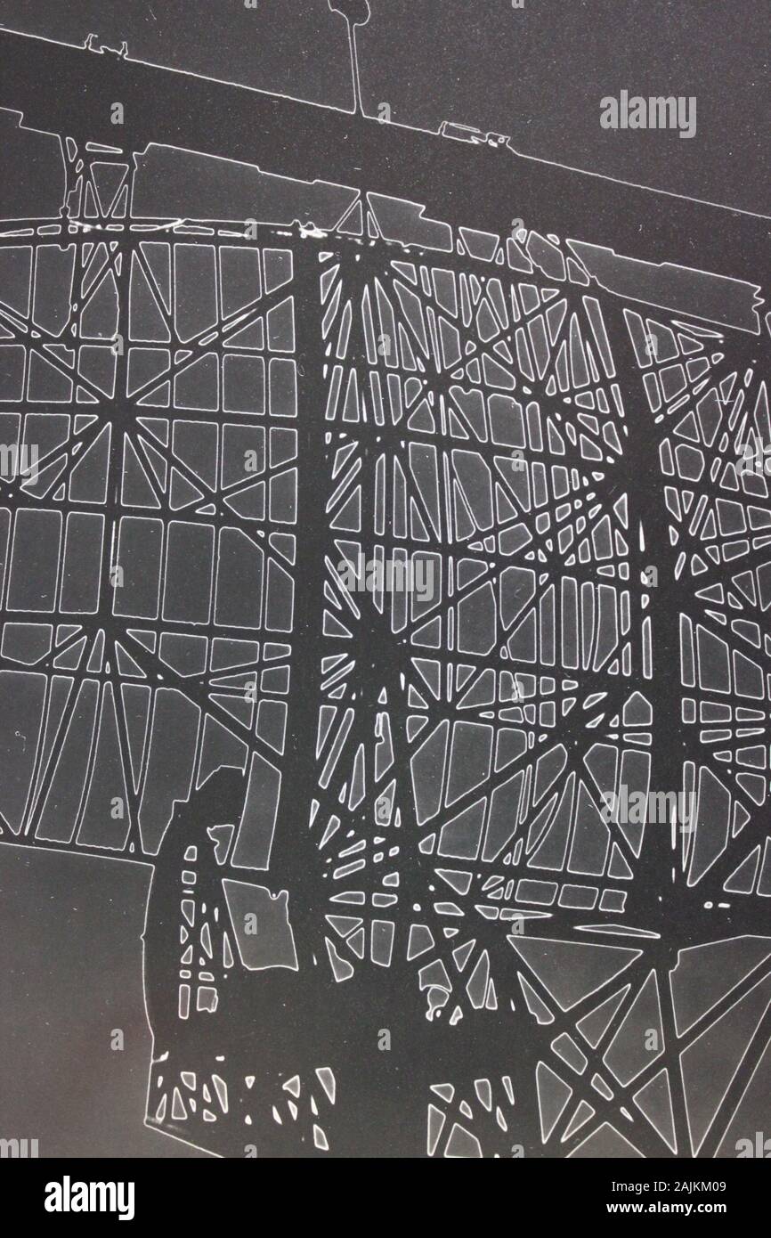 Fine seventies black and white photography of a vintage aircraft radar ...