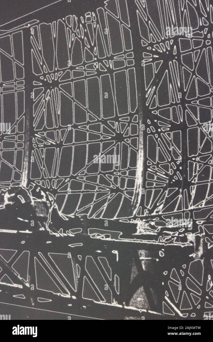 Fine seventies black and white photography of a vintage aircraft radar ...