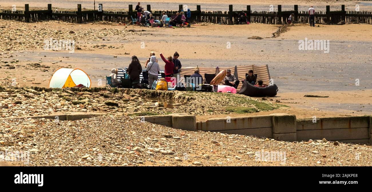 Typical british family holiday beach hi-res stock photography and ...