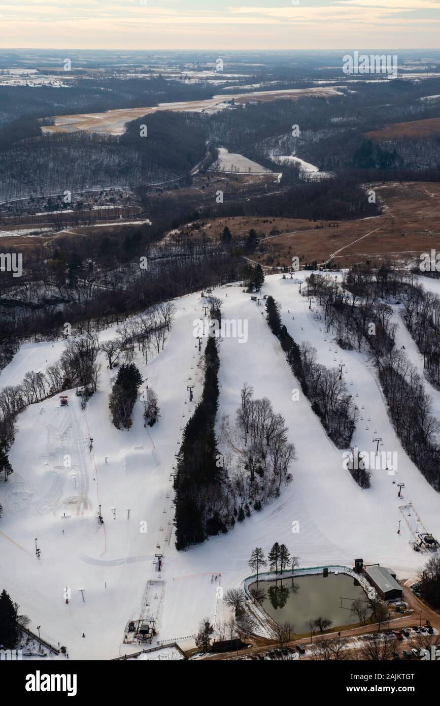 Aerial view of rural dane county hi-res stock photography and images ...
