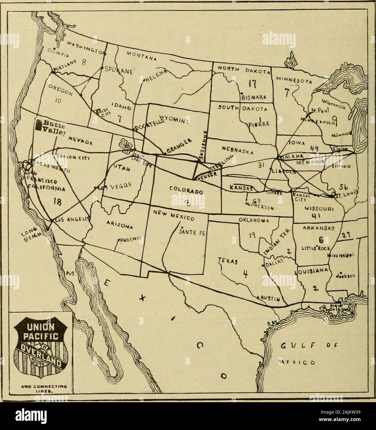 Elgin map hi-res stock photography and images - Alamy