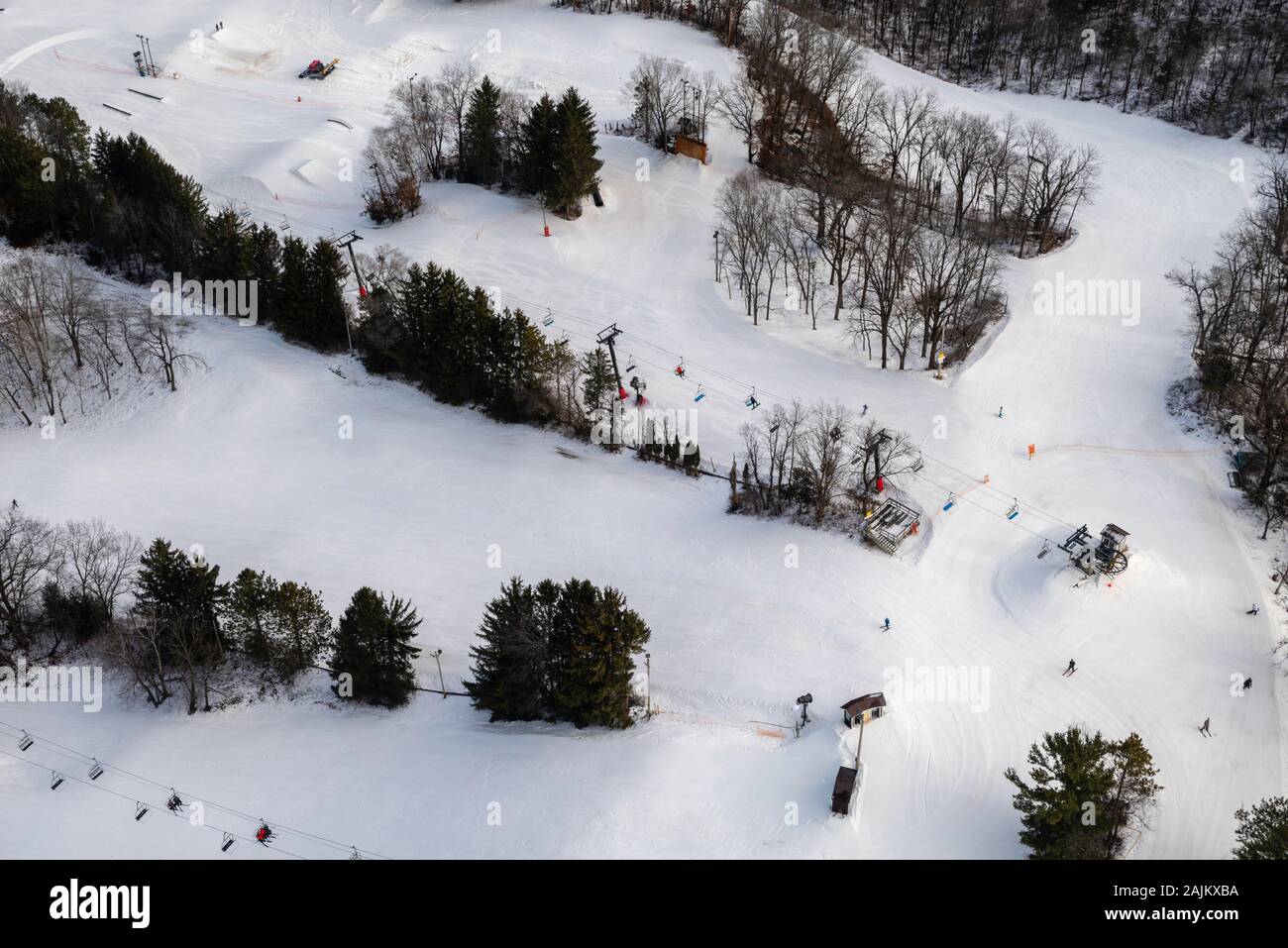 Aerial view of rural dane county hi-res stock photography and images ...