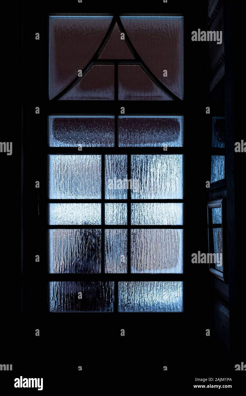 Glass door figure hi-res stock photography and images - Alamy