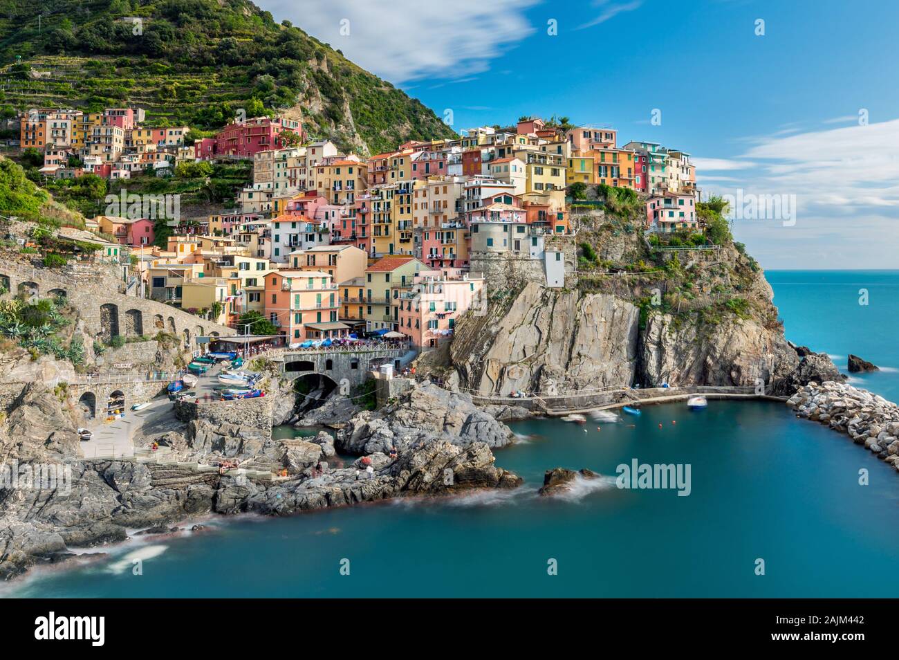 Manarola of Cinque Terre, Italy Stock Photo - Alamy
