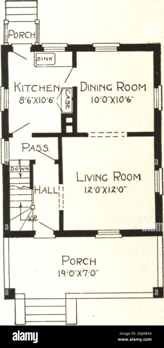 Cement houses and how to build them. . First Floor Flan Blue prints ...