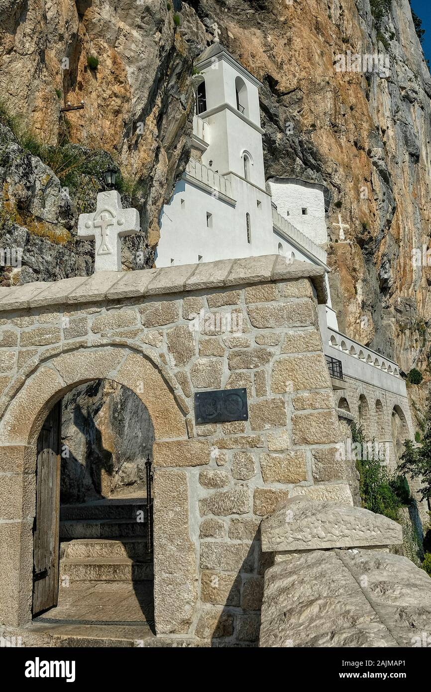Monastery of Ostrog is a monastery of Serbian Orthodox Church placed ...