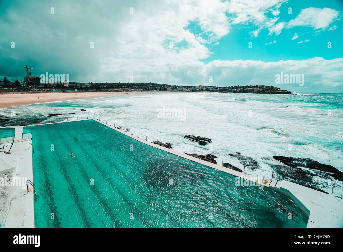 Swimming pool by ocean hi-res stock photography and images - Alamy