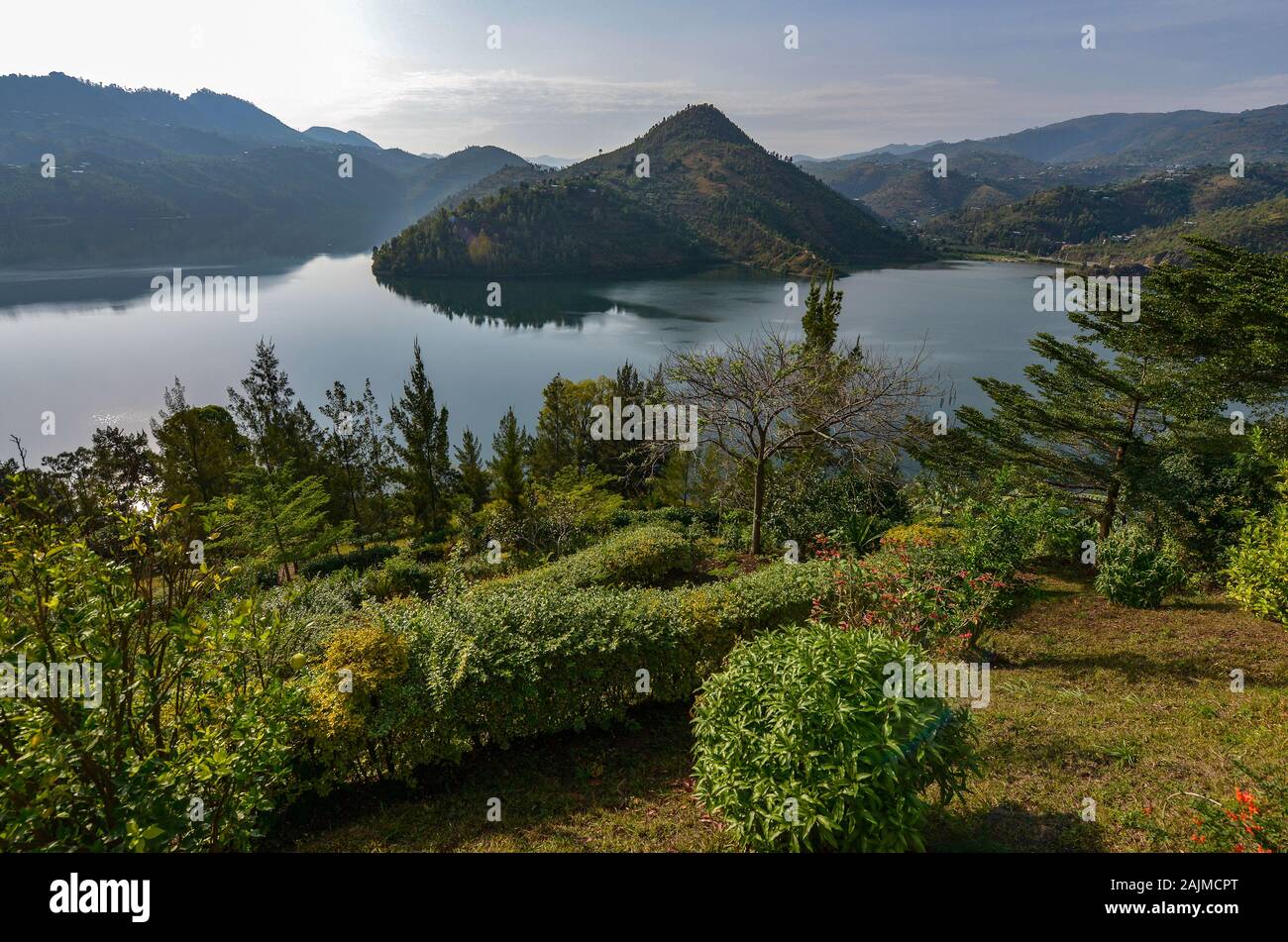 View of the lake Kivu, Rwanda Stock Photo - Alamy