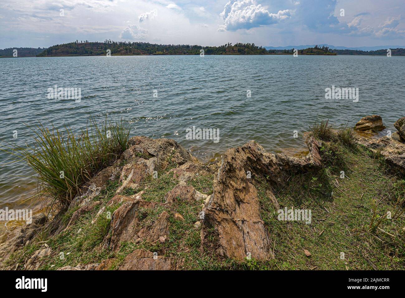 View of the lake Kivu, Rwanda Stock Photo - Alamy