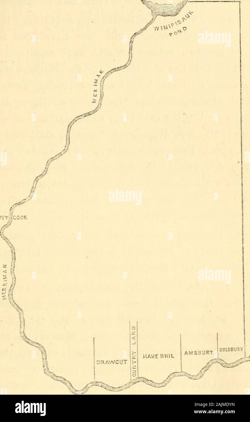 Mapa De Haverhill Mass Y Pueblos Aledaños Haverhill, Massachusetts,