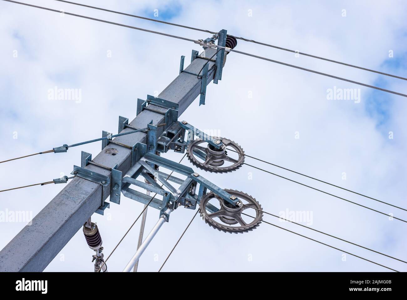 Overhead wire system hi-res stock photography and images - Alamy