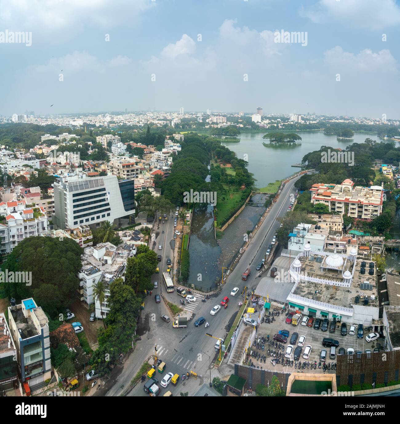 Bangalore india aerial hi-res stock photography and images - Alamy