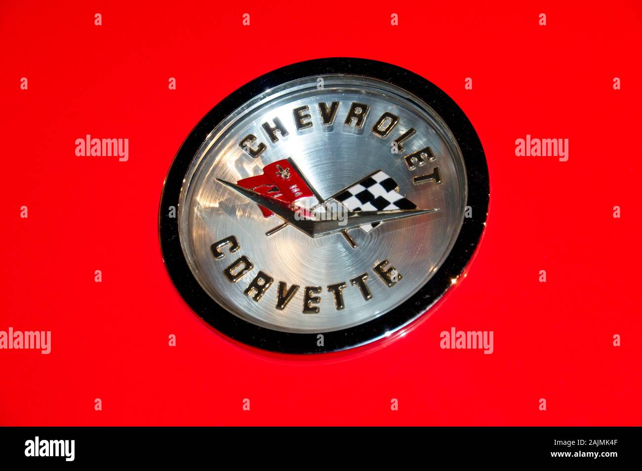 1958 chevrolet hood emblem hi-res stock photography and images - Alamy