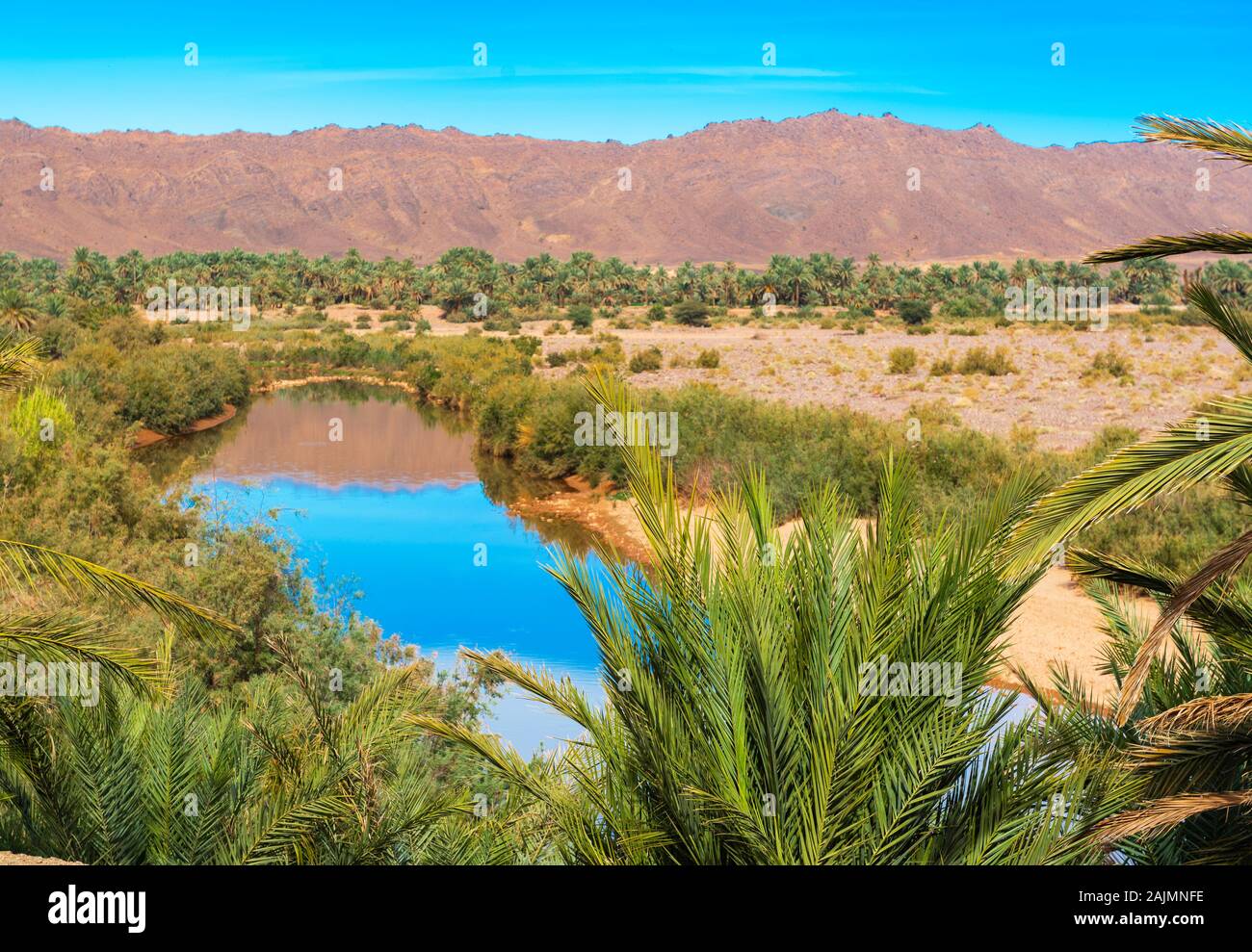 A view of the landscape of the river Draa, Morocco Stock Photo - Alamy