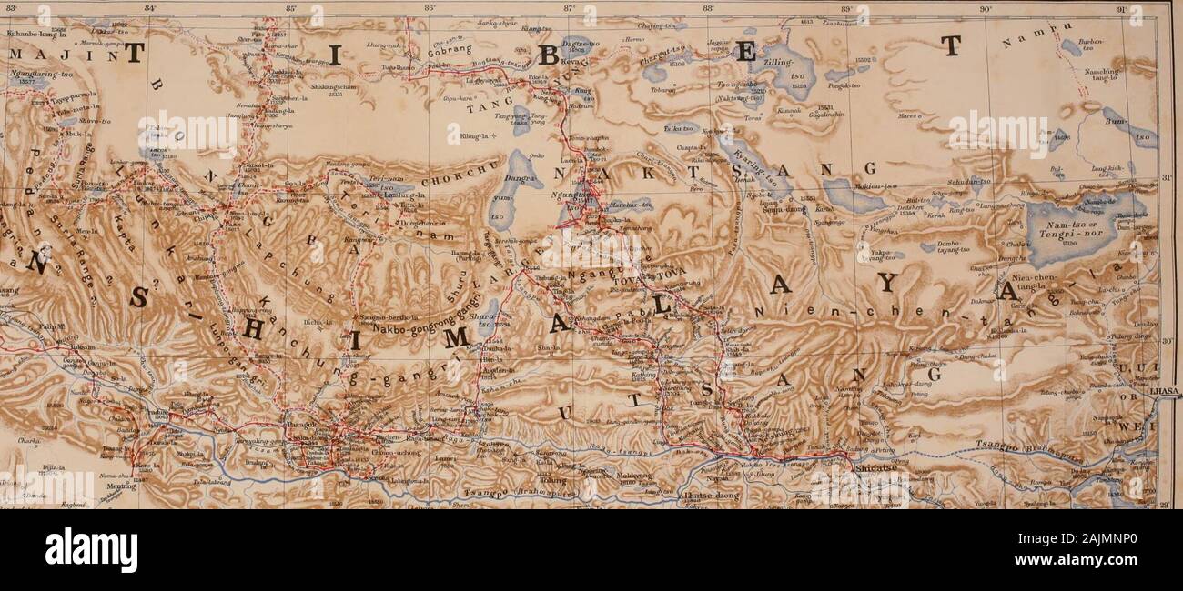 Trans himalaya discoveries adventures in tibet hi-res stock photography ...