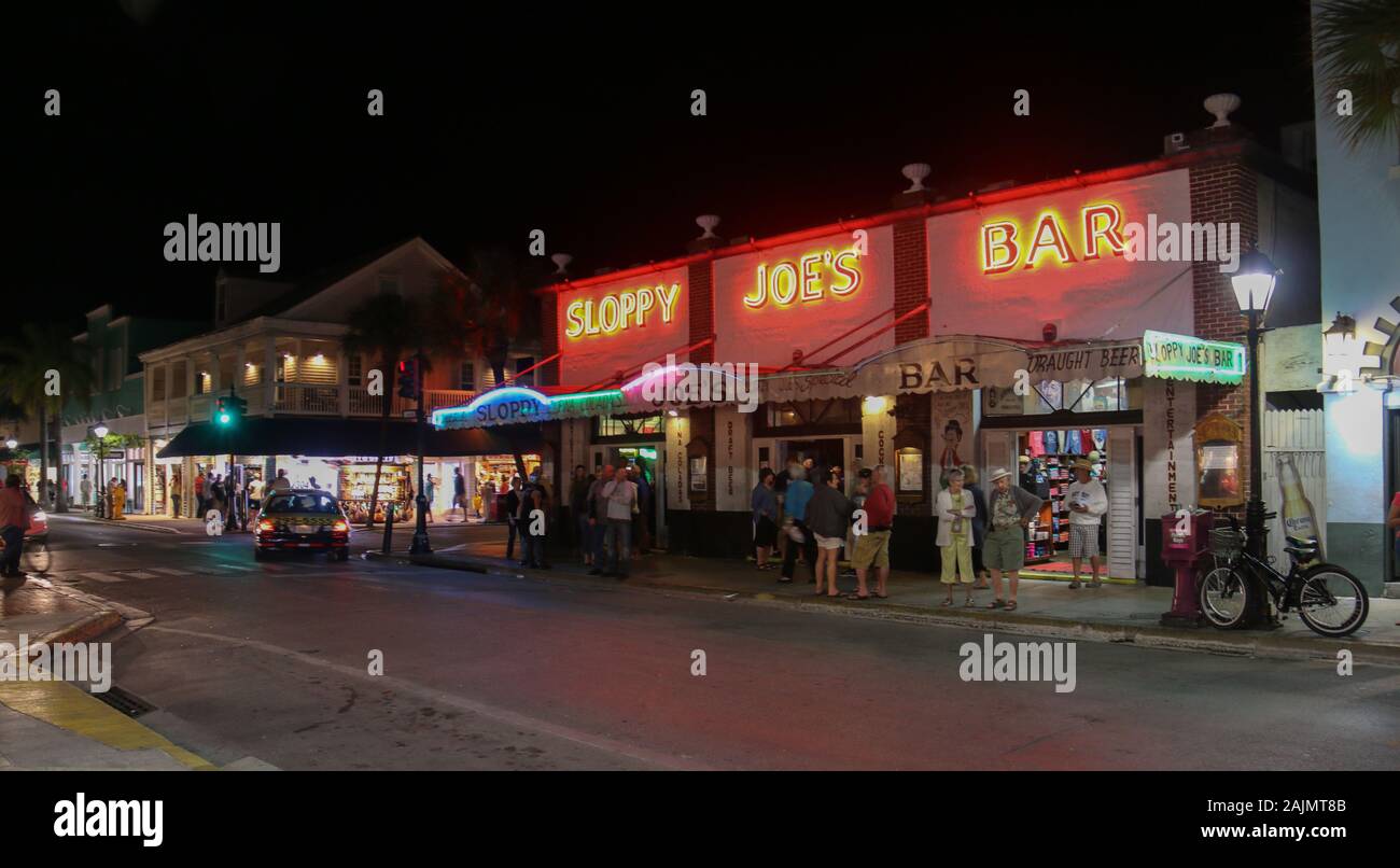 Key west night life hi-res stock photography and images - Alamy