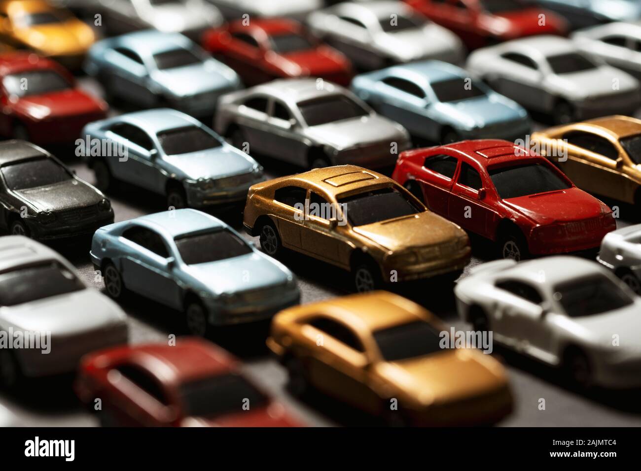 Aerial close up view cars hi-res stock photography and images - Alamy