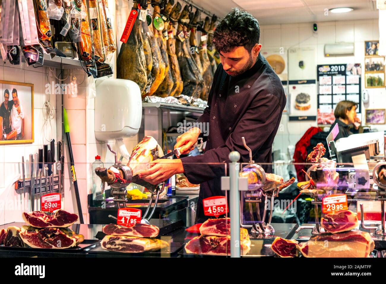 Leg of ham hi-res stock photography and images - Alamy