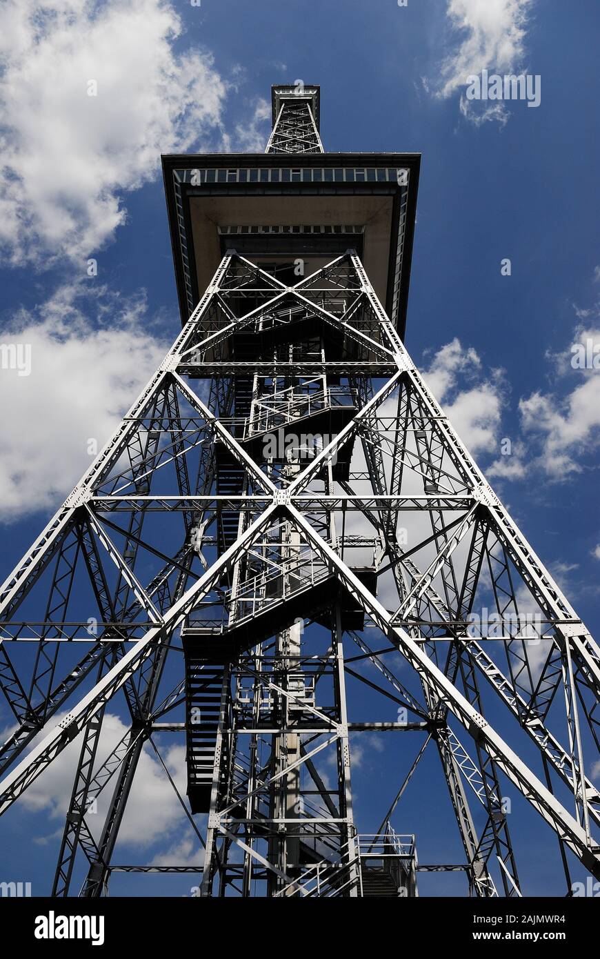 Berlin, Radio tower Funkturm, waves, signal radio tower architecture Berliner Funkturm, radio ...
