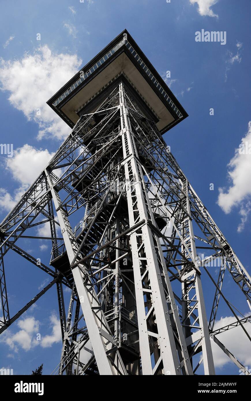 Signal radio tower architecture berliner funkturm hi-res stock ...