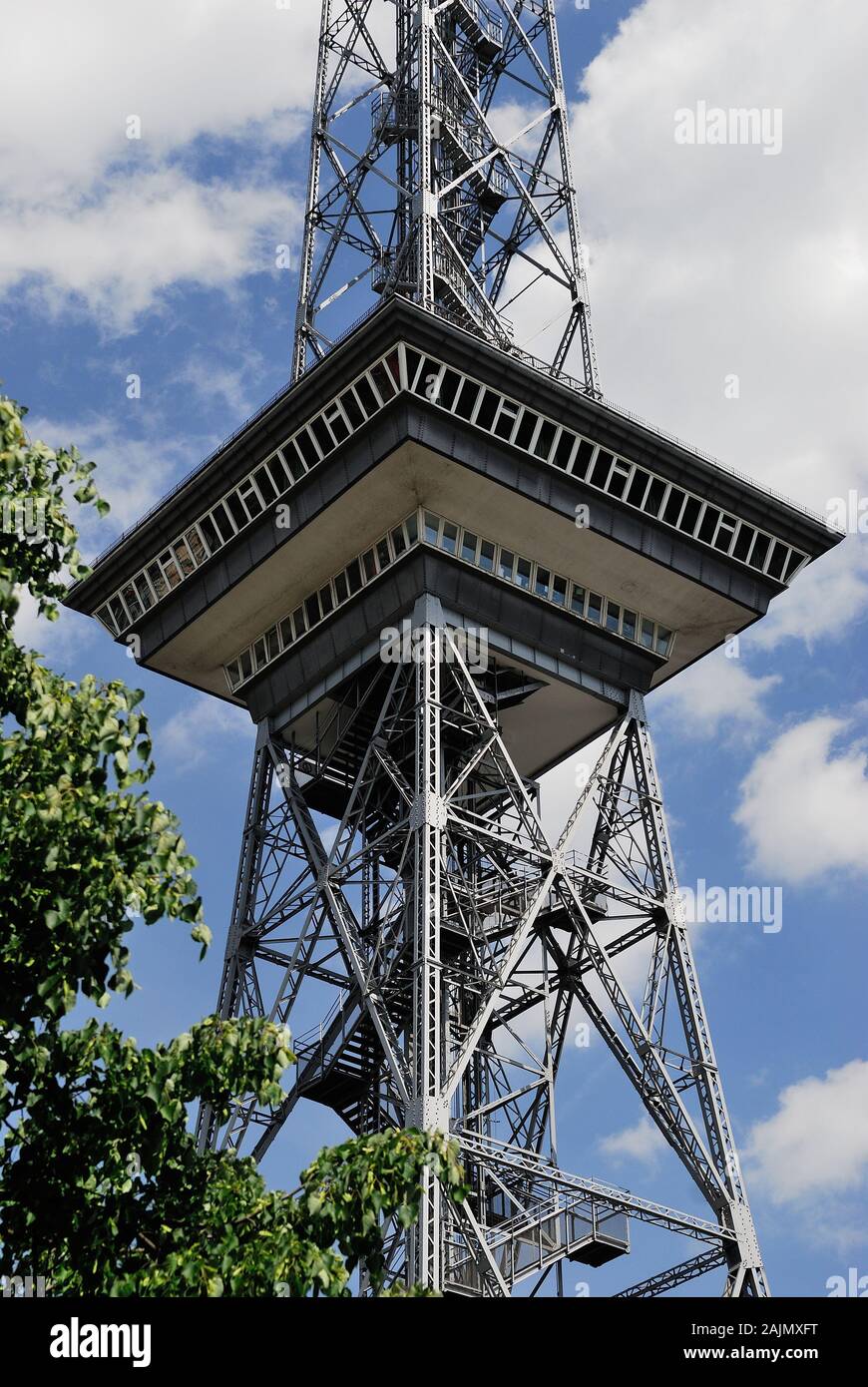 Berlin, Radio tower Funkturm, waves, signal radio tower architecture Berliner Funkturm, radio ...