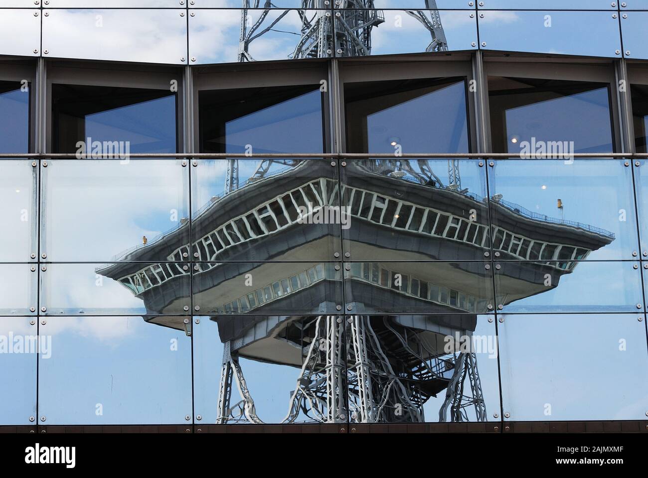 Berlin, Radio tower Funkturm, waves, signal radio tower architecture Berliner Funkturm, radio ...