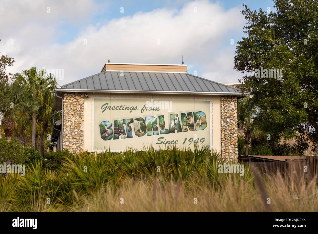 Gatorland, Orlando, Florida Stock Photo - Alamy