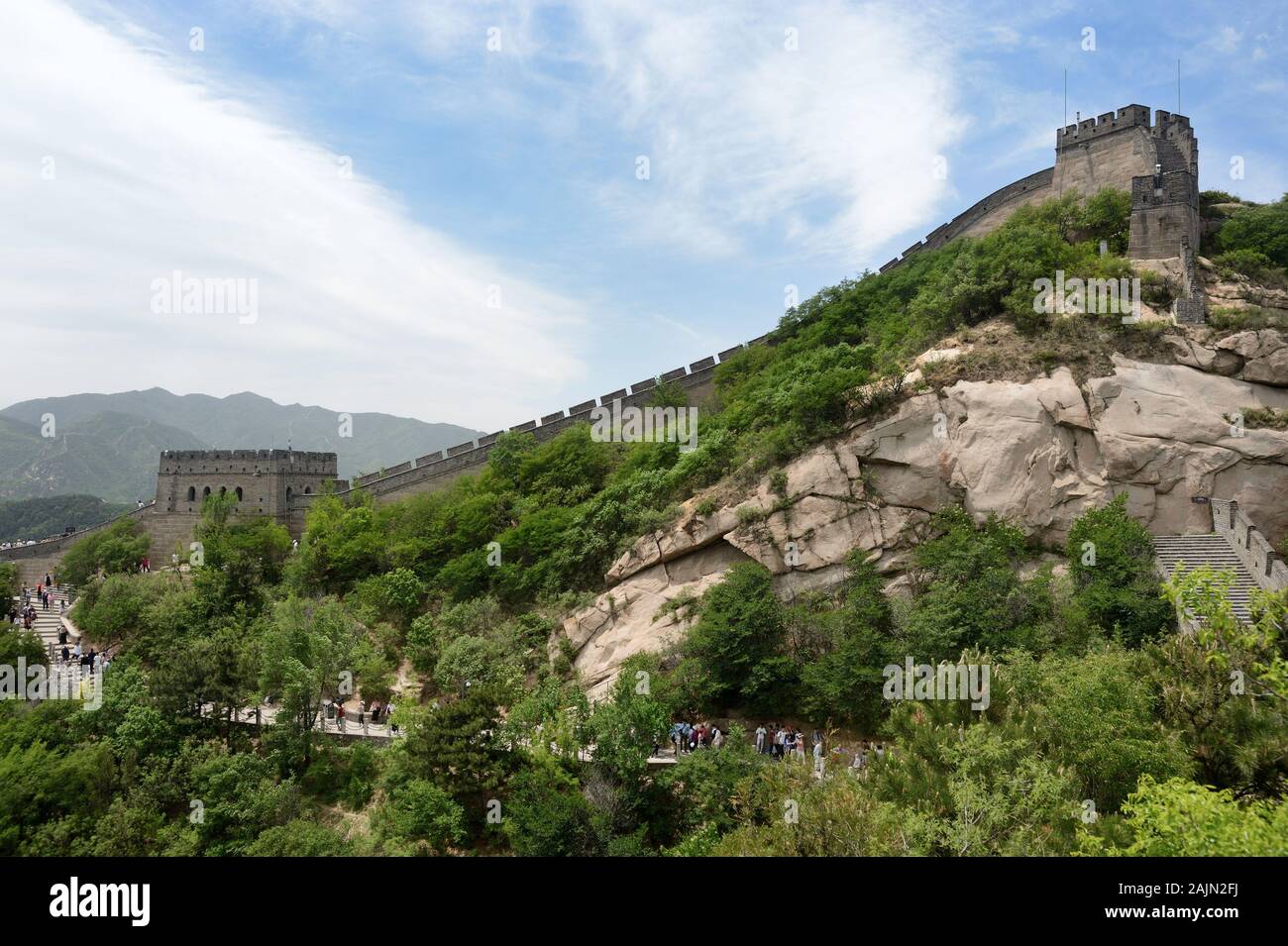 Badaling section of the great wall hi-res stock photography and images ...