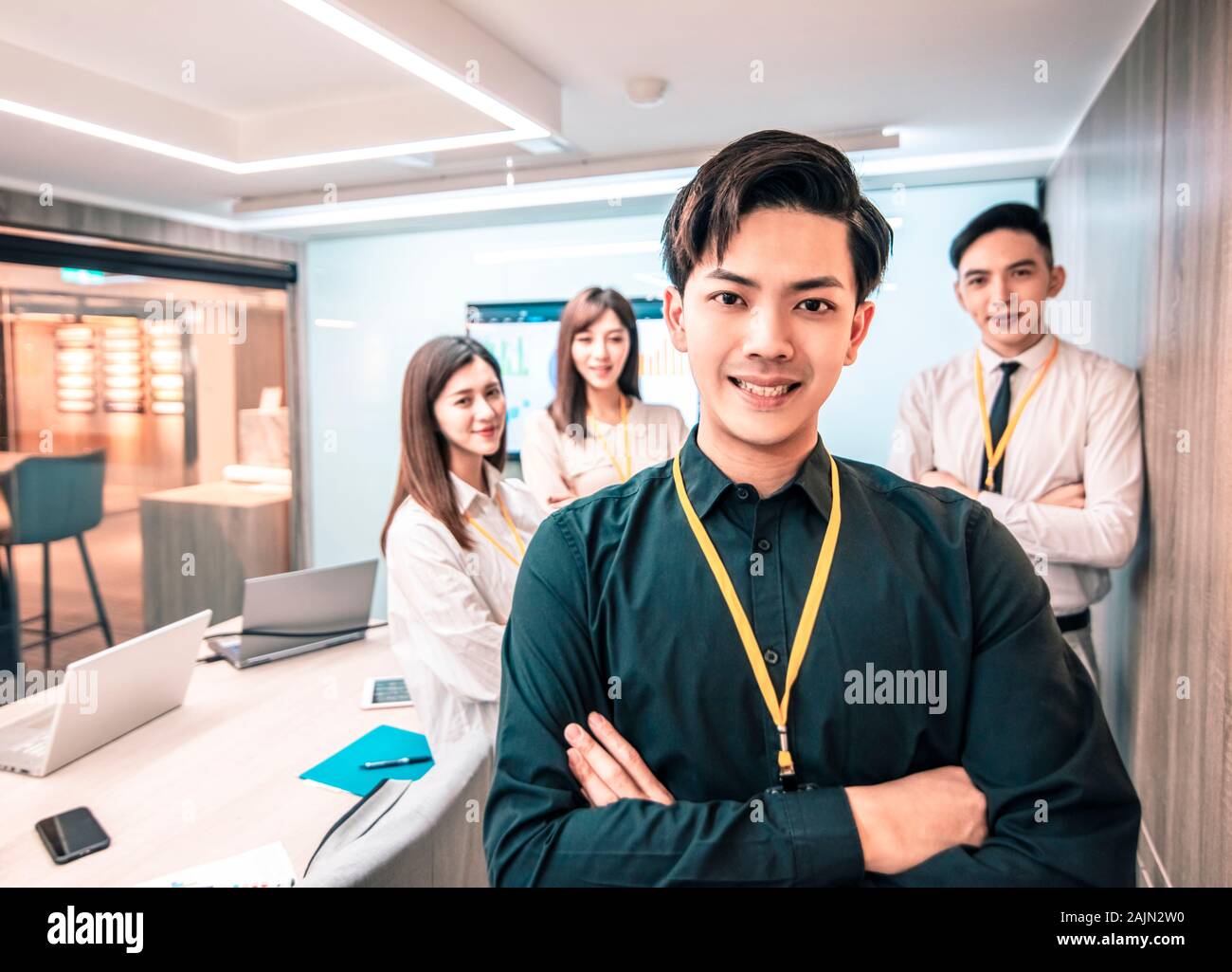 success Business team in conference room Stock Photo - Alamy