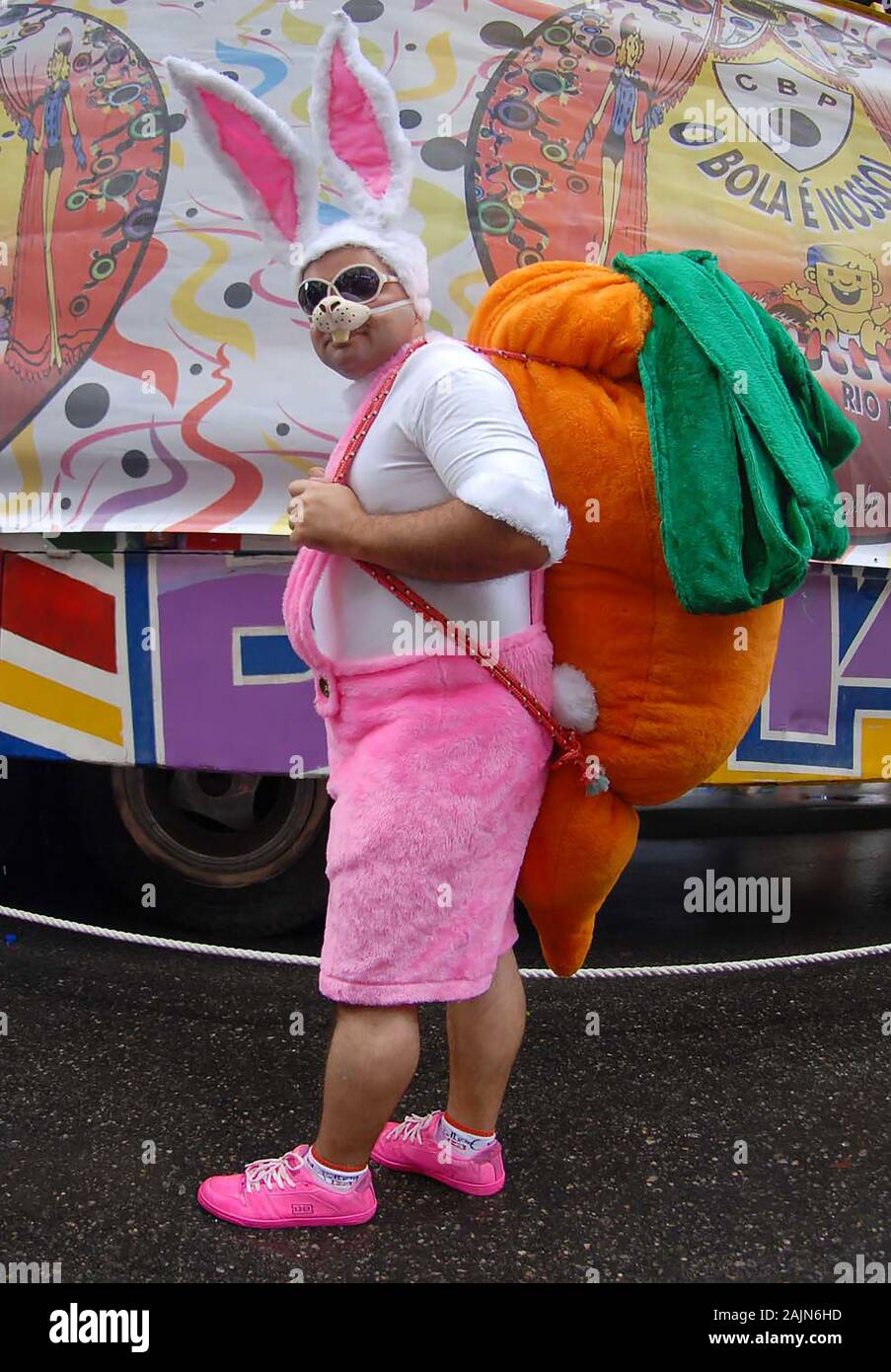 Rio de Janeiro, March 5, 2011. Revelers crowd the streets of the city ...