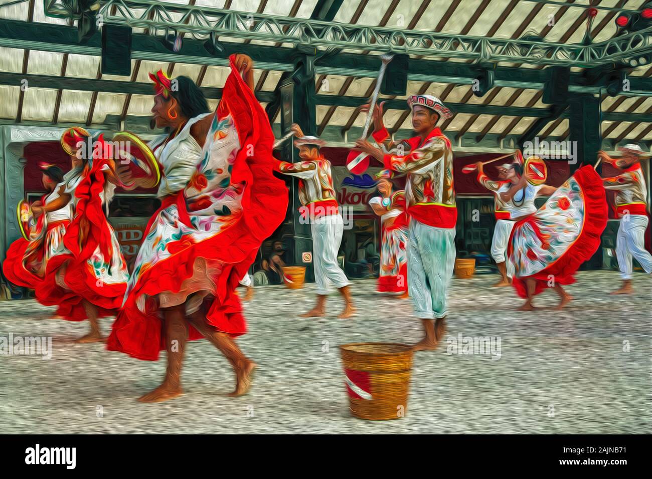 Brazilian folk dancers hi-res stock photography and images - Alamy