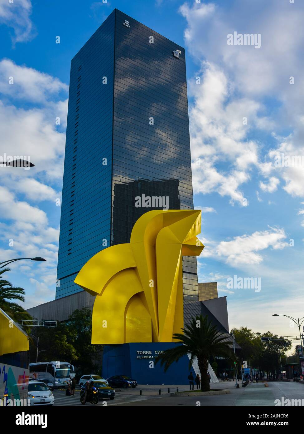 Torre del Caballito - a skyscraper located on the Paseo de la Reforma ...