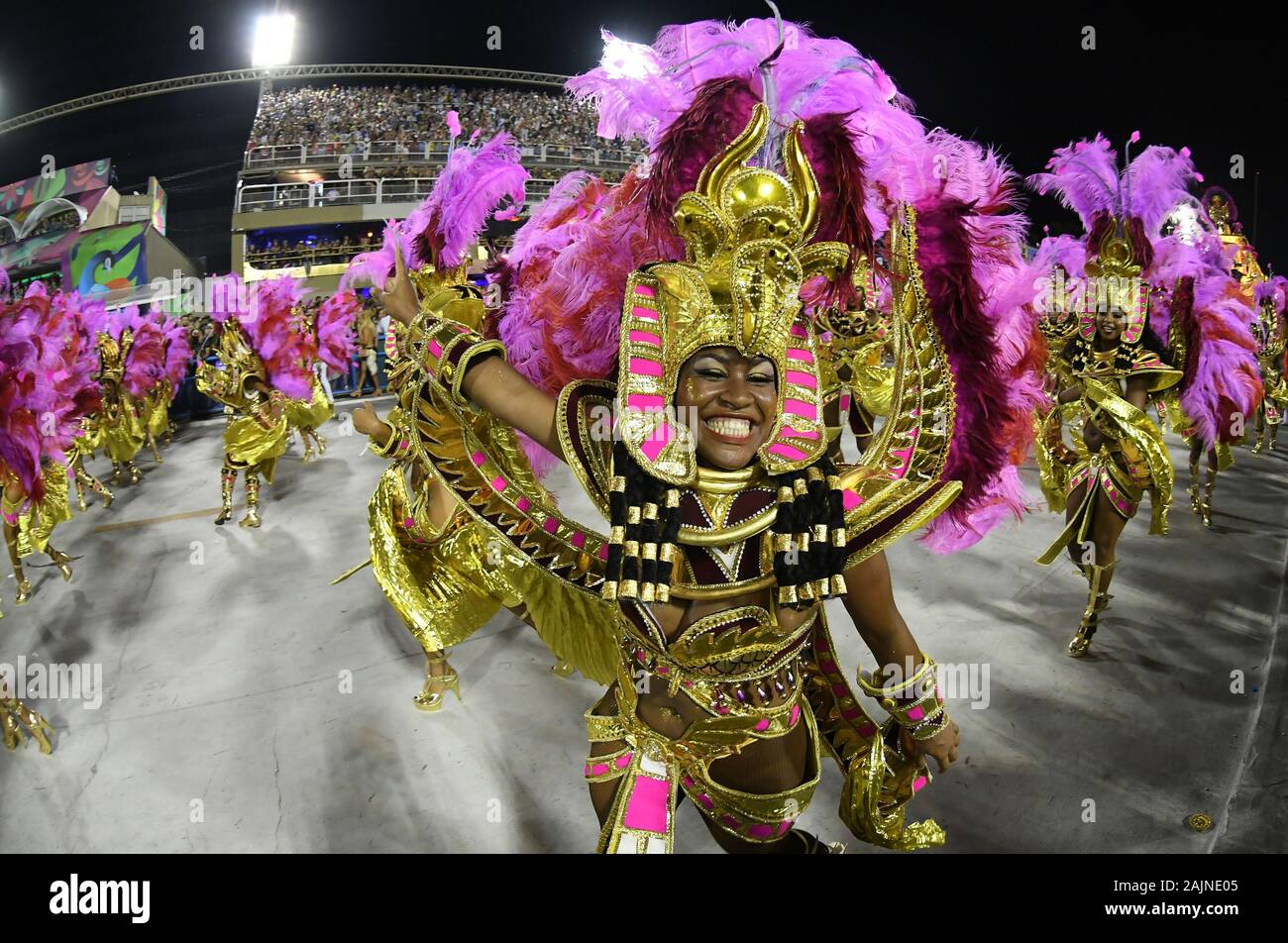 Rio de Janeiro, February 9, 2018. Special Group Samba Schools Parade ...