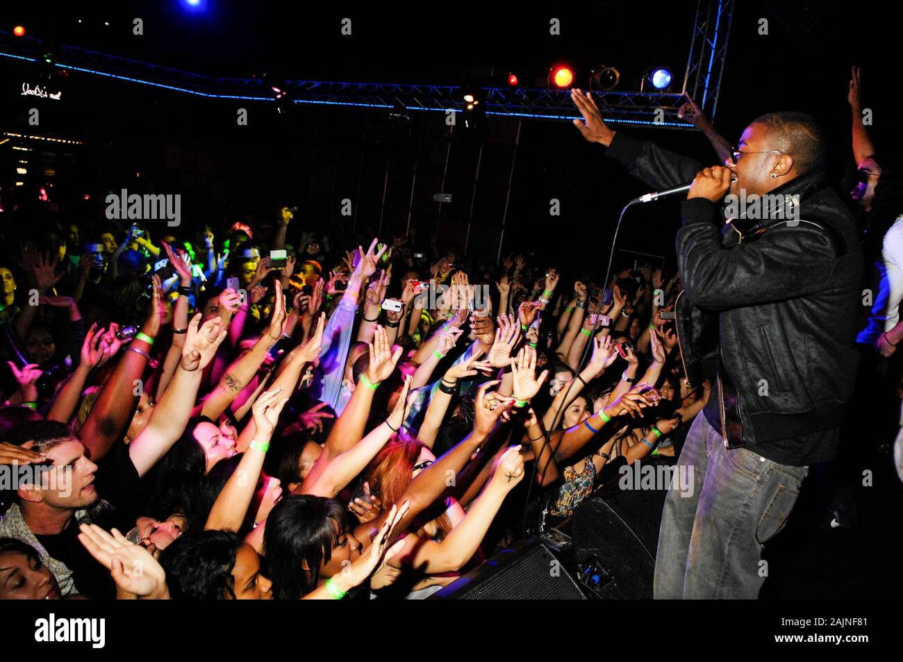 Singer / Actor Ray J on stage performing on May 20, 2010 in Los Angeles ...
