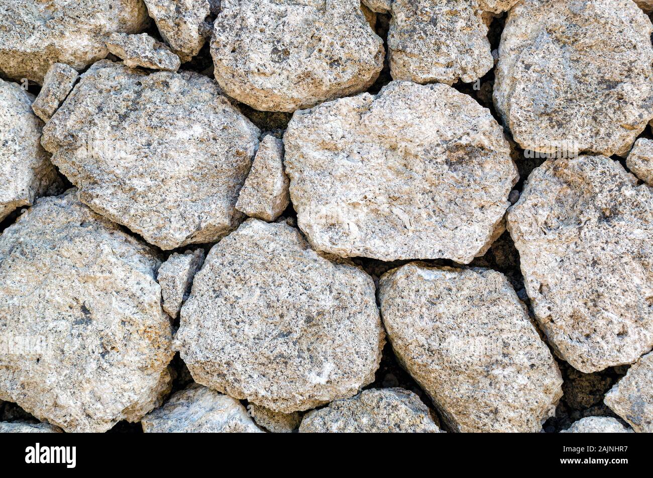 Background of natural large light stones. Environmentally friendly ...