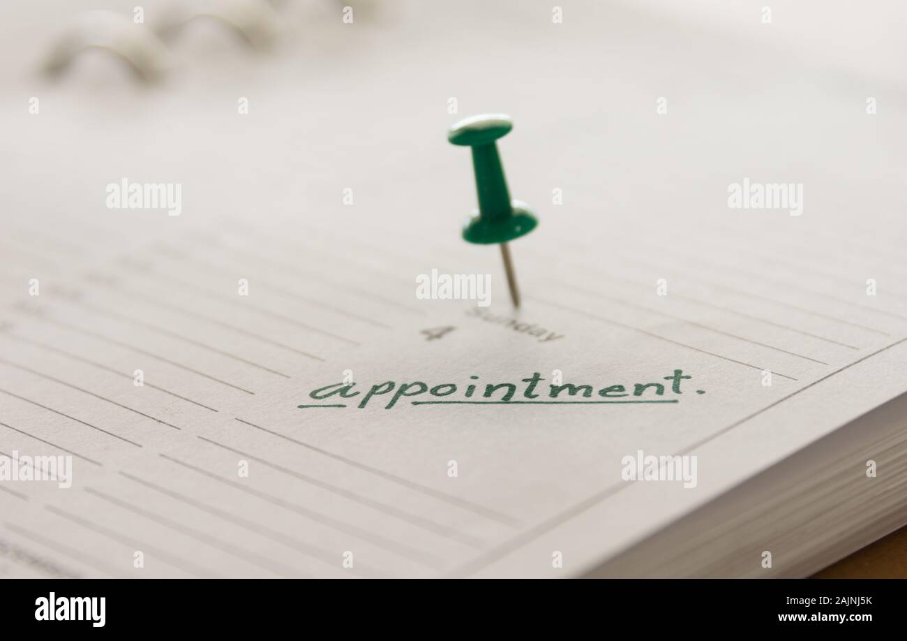 Appointment determination hi-res stock photography and images - Alamy