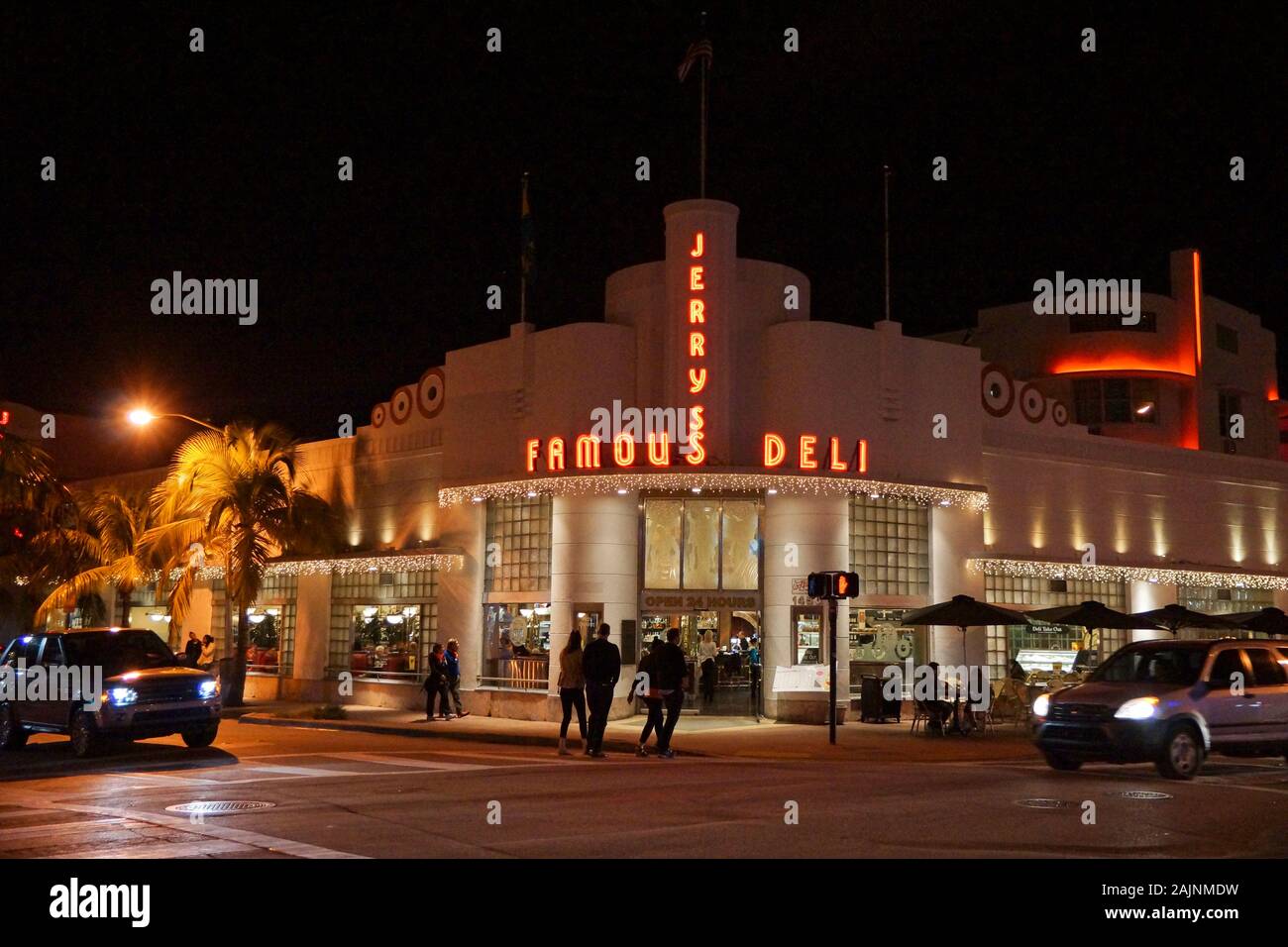 Miami Beach USA - 22 December 2012 : Miami beach the Jerry's Famous ...