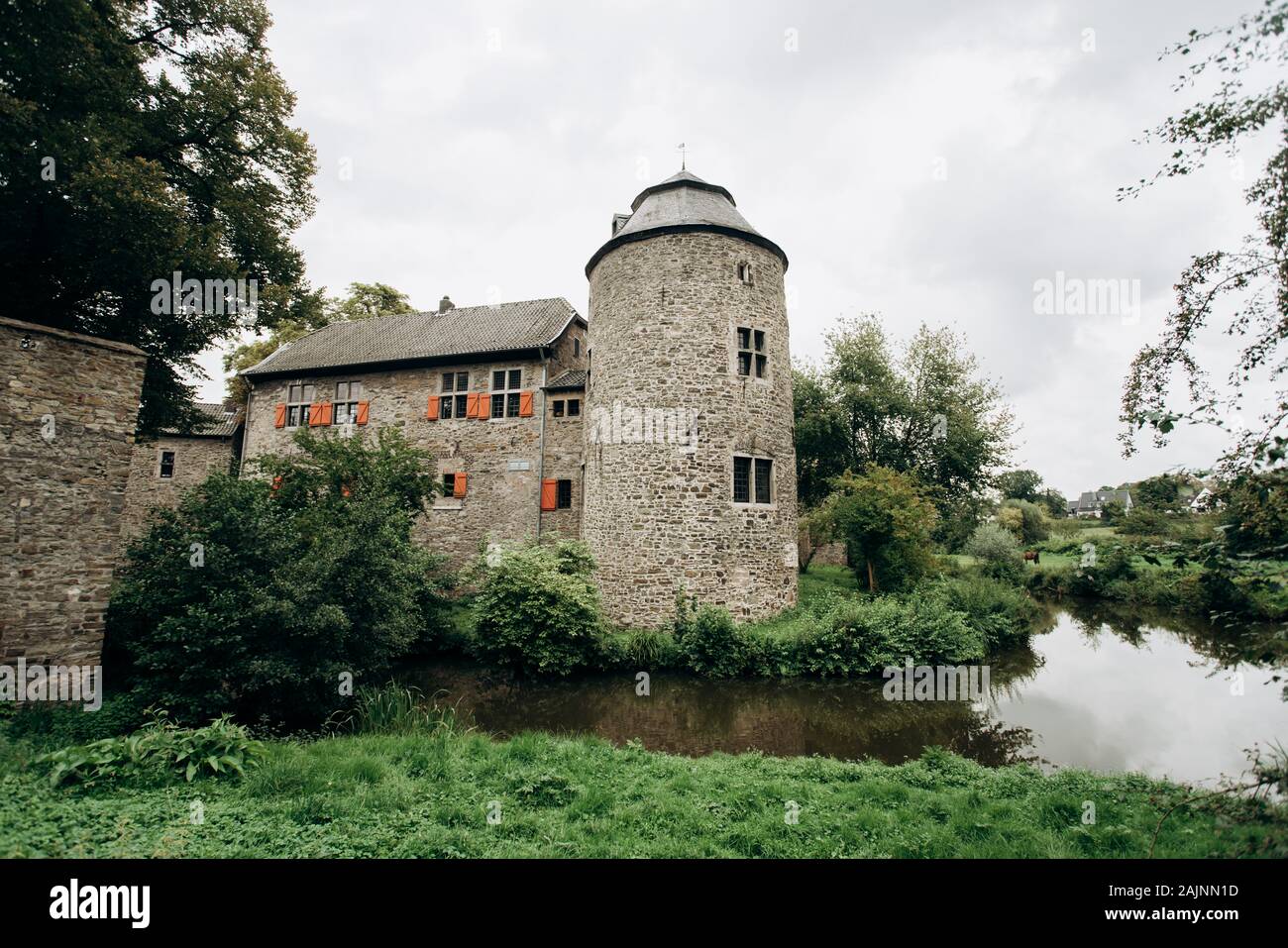 Ratingen, Castle, Germany. Beautiful old castle in Germany Stock Photo ...