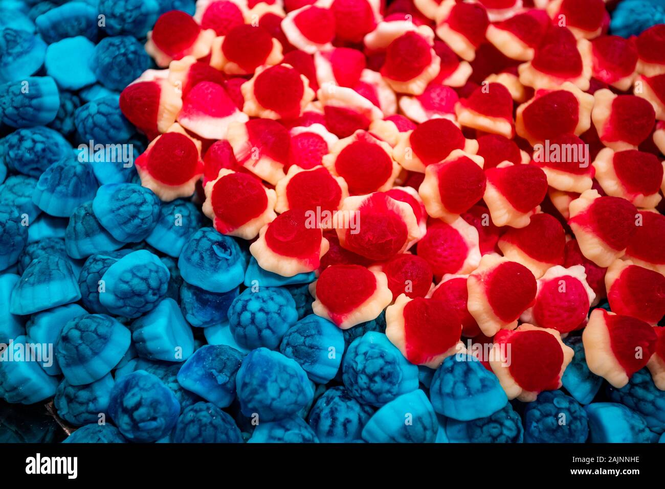 Colourful sugary candy, Assort various sweet candies Stock Photo - Alamy