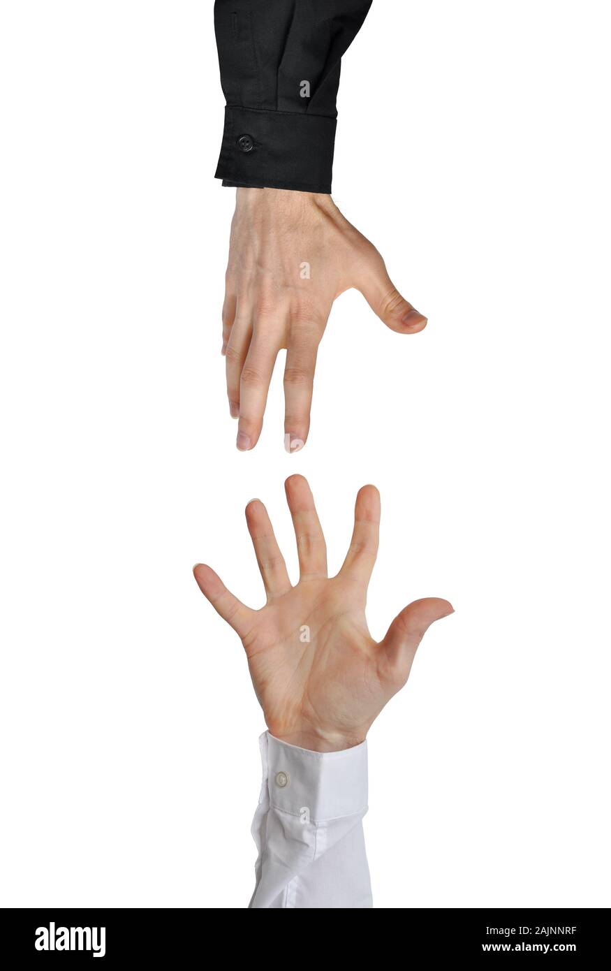 Hand reaching another hand hi-res stock photography and images - Alamy
