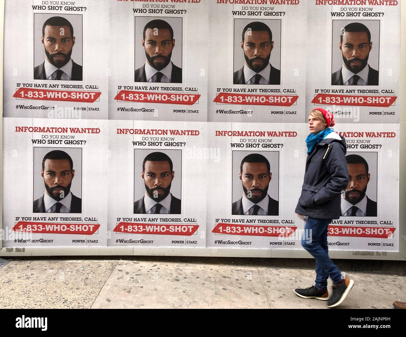 January 4, 2020, New York, New York, USA: A view of the 'Who Shot Ghost ...