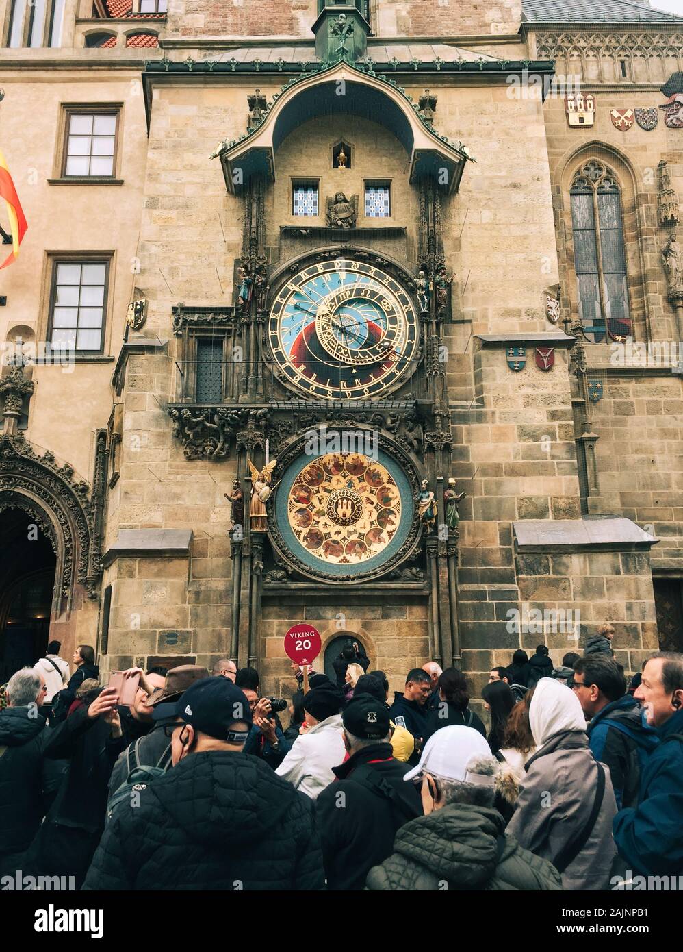 Prague, Czech - Oct 23, 2018. The Prague Astronomical Clock (or Orloj ...