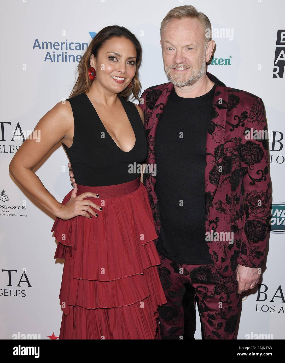 Beverly Hills, USA. 04th Jan, 2020. Allegra Riggio and Jared Harris ...